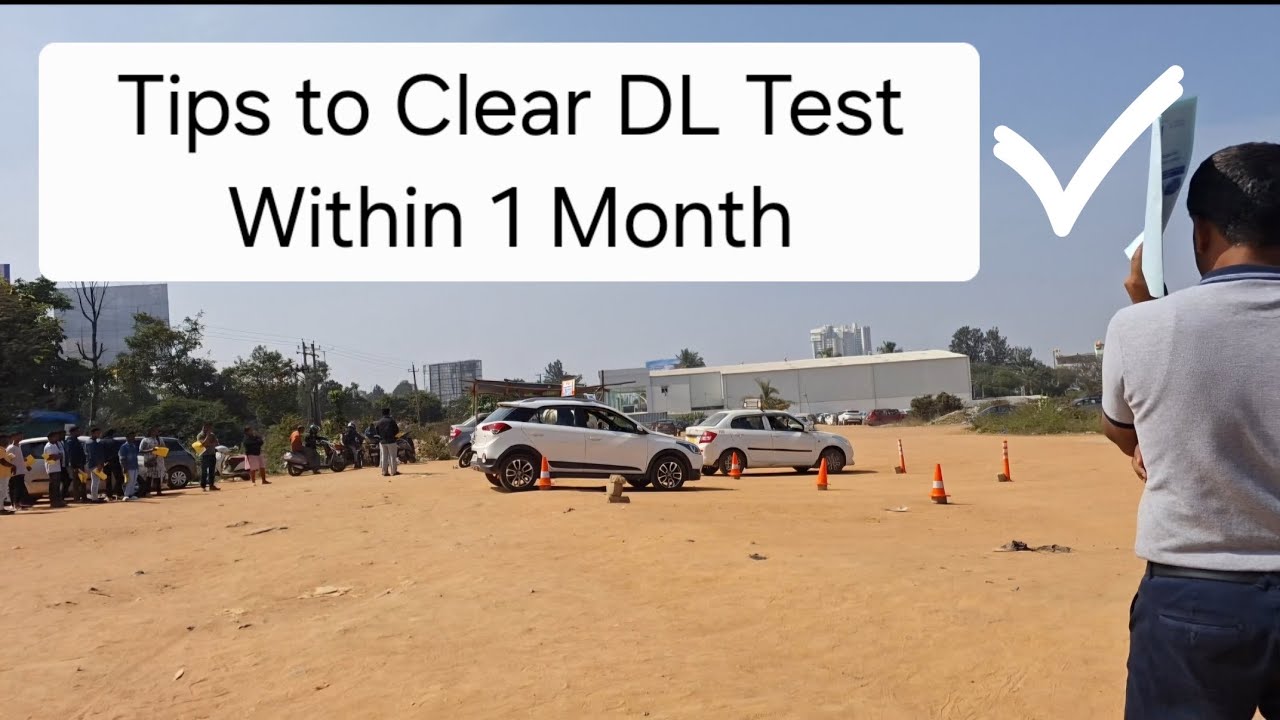 Tips to clear your driving license test within one month, along with ...