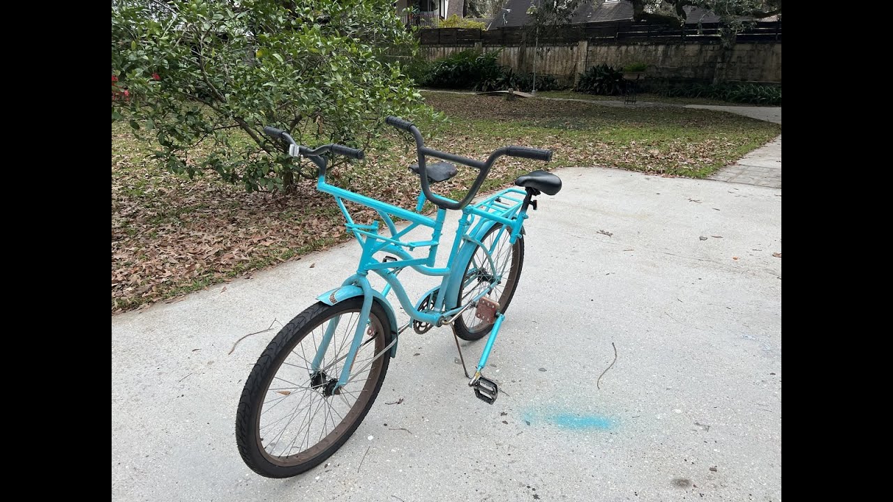 Building a DIY type of tandem bike called a "Side by Side" "Sociable ...