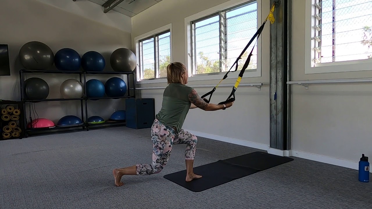 TRX Barre - home workout - YouTube