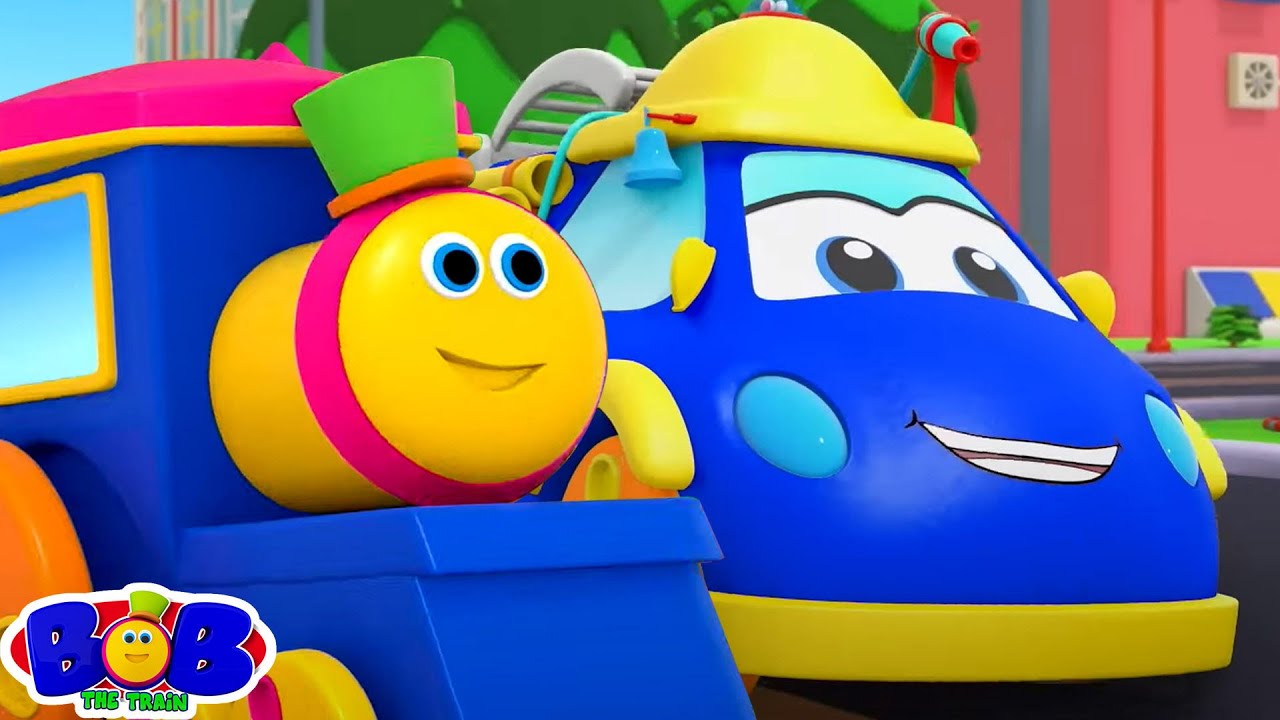 Bob Wheels On The Firetruck and Vehicle Rhyme for Babies by Kids tv ...