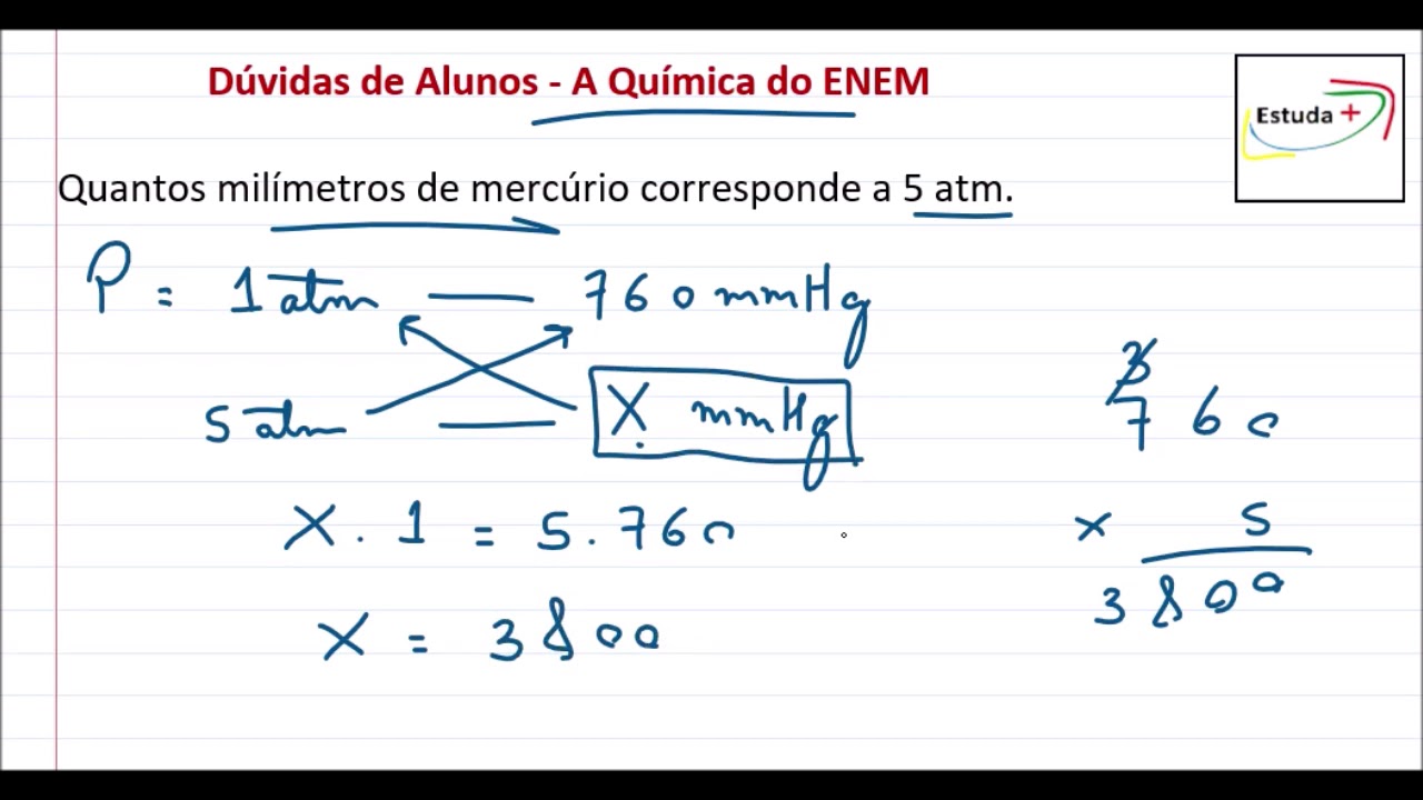 Como Converter As Unidades De Press o atm Para MmHg YouTube