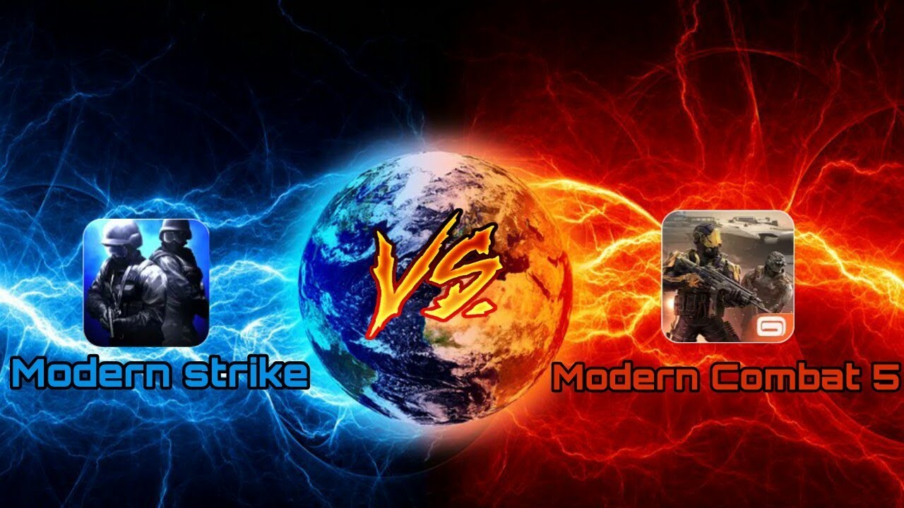 Modern strike vs Modern Combat 5 - YouTube