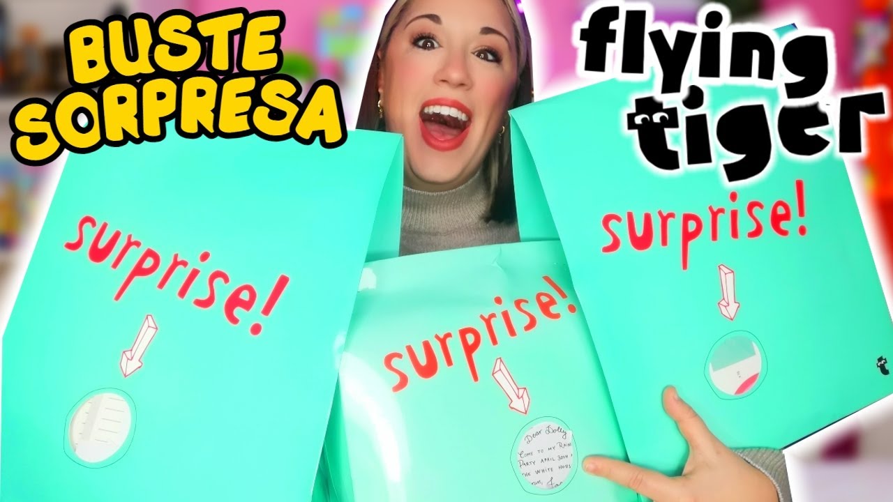 Apro 3 BUSTE SORPRESA giganti di TIGER BELLISSIME! - YouTube