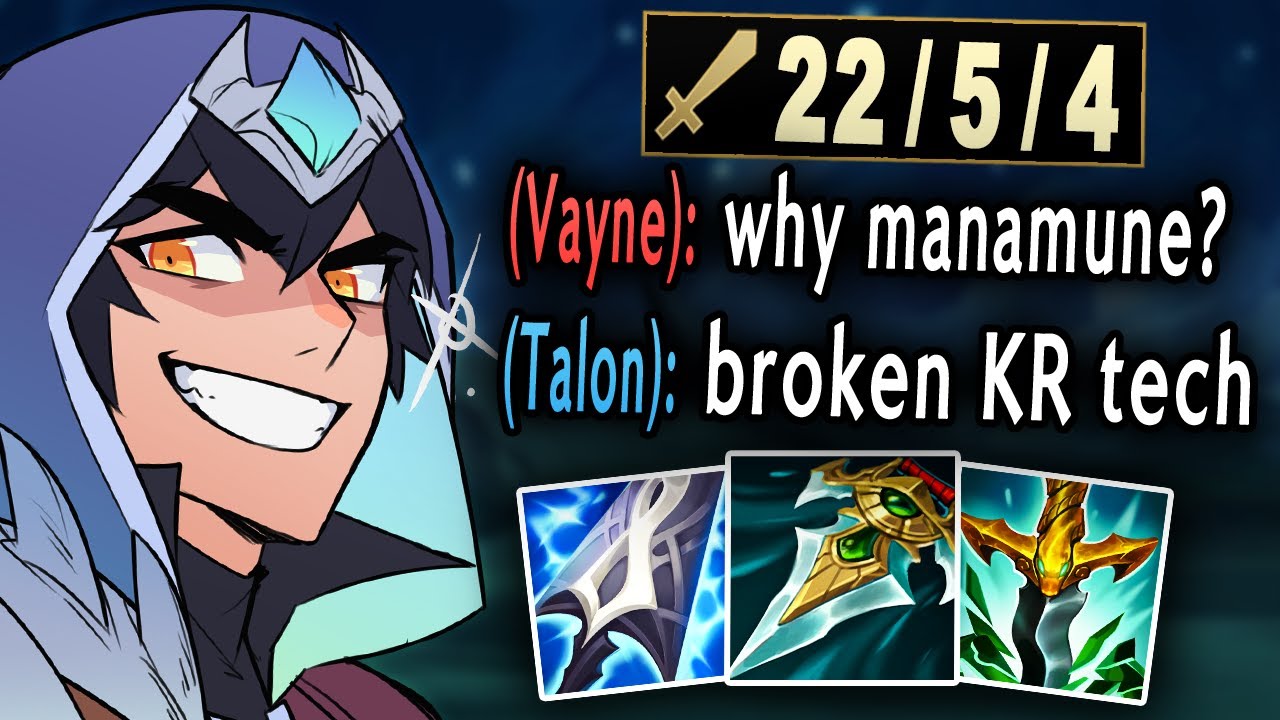 The Most Broken Korean Season 11 Talon Build - YouTube