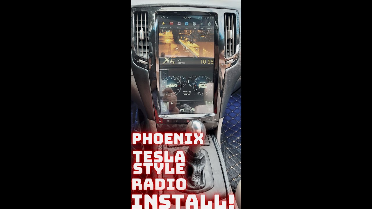 G37 Tesla Screen Install Step by Step DIY - YouTube