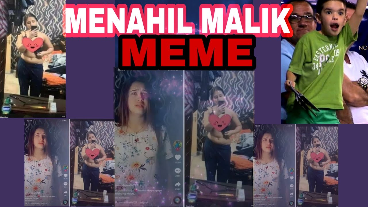 MINAHIL MALIK MEME || TIKTOKER || VIRAL - YouTube
