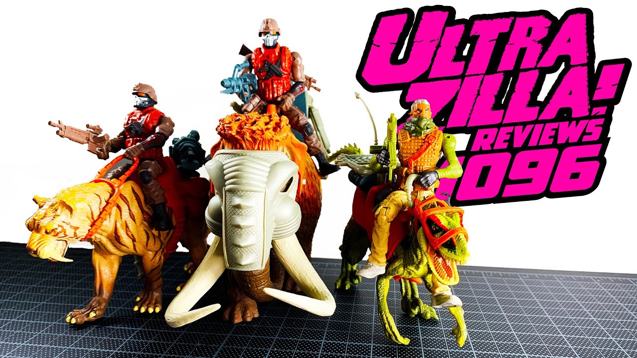 LANARD TOYS PRIMAL CLASH RAPTOR, SABERTOOTH, & MAMMOTH REVIEW! - YouTube