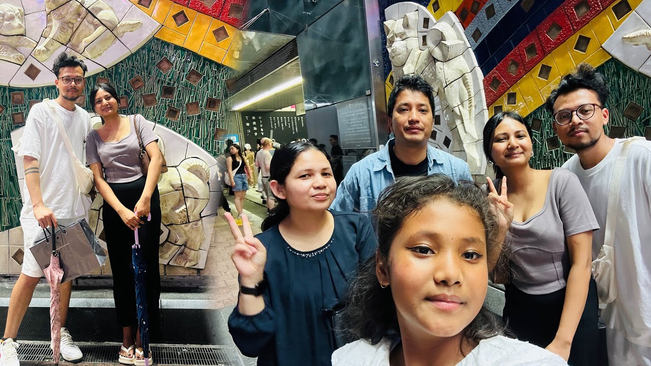 Sali Nani Sanga Shibuya City Ghumm Dai //Shibuya Crossing//Family Time ...