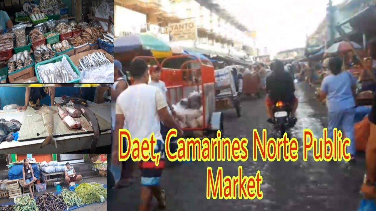 Daet, Camarines Norte Public Market Tour - YouTube