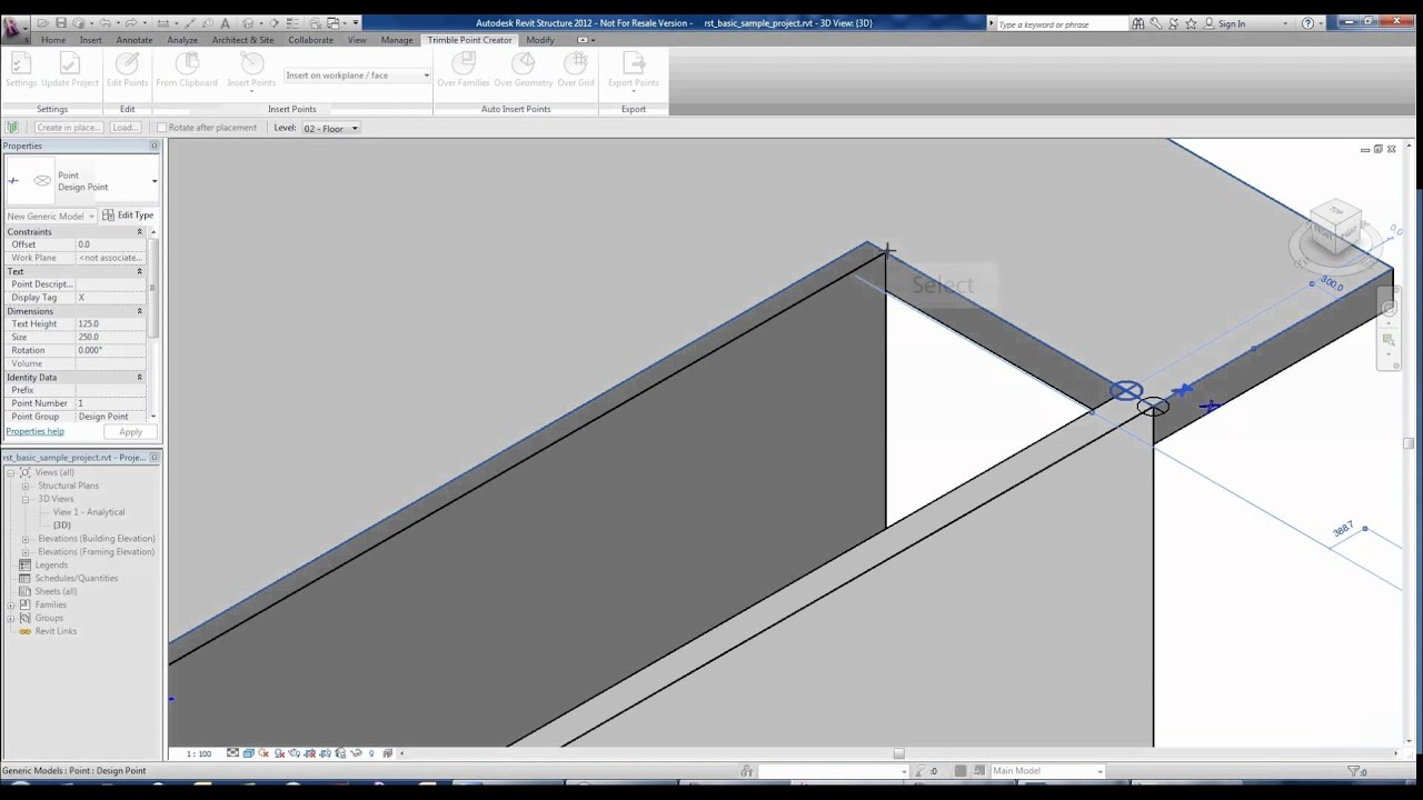 Trimble Point Creator for CAD and Revit - Total Station Export - YouTube