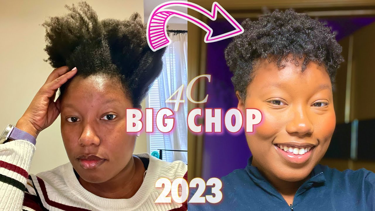 I CHOPPED OFF MY HAIR | 4C BIG CHOP - YouTube