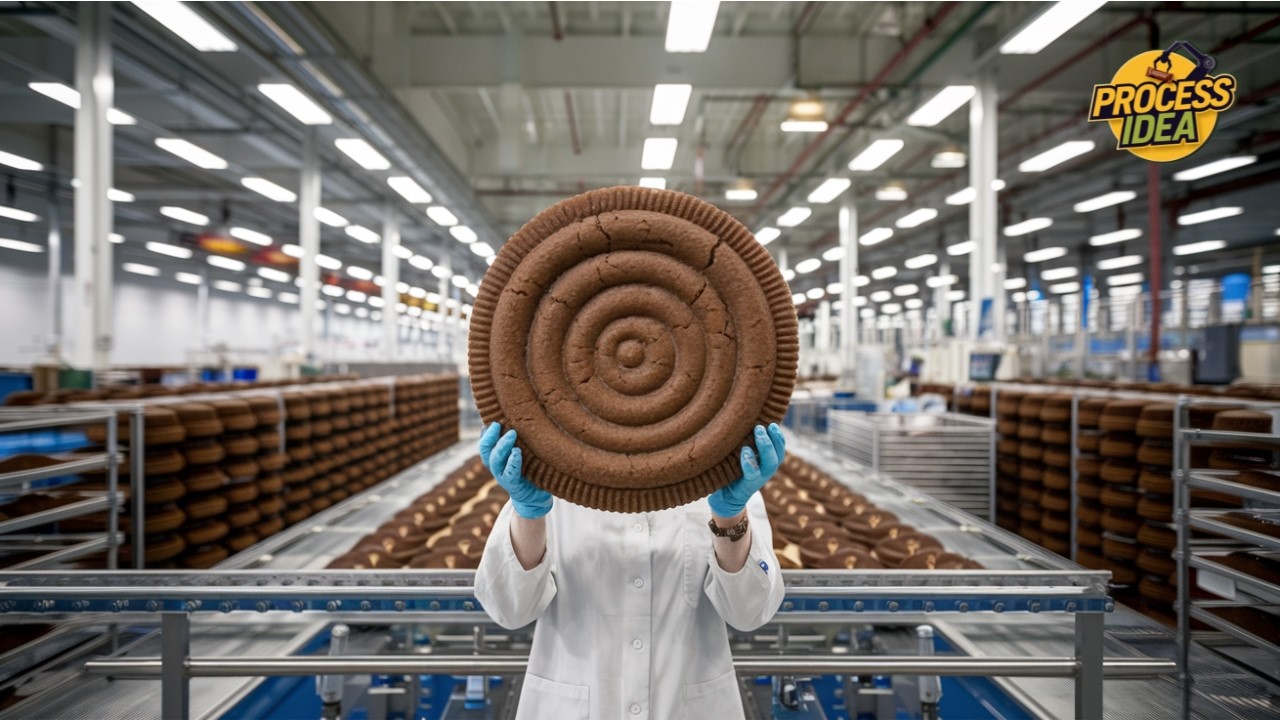 How Cookies Are Made in a Factory | Inside the Oreo Cookie Factory ...