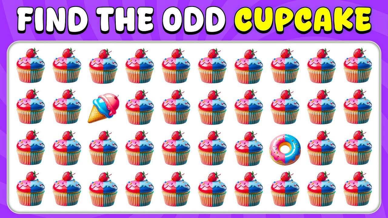 Find the ODD One Out - Sweets Edition 🍭🍨🍰 | Quiz Bee - YouTube