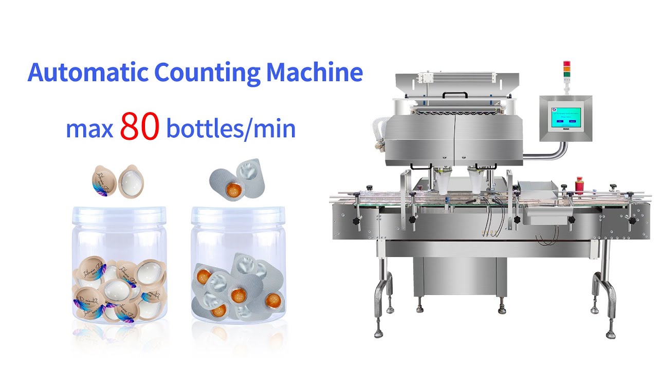 RQ-16D Automatic Counting Machine Fot Blister Sheets Borad Plate - YouTube