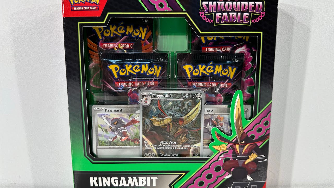 Pokémon TCG - Kingambit Illustration Collection Box Opening - YouTube
