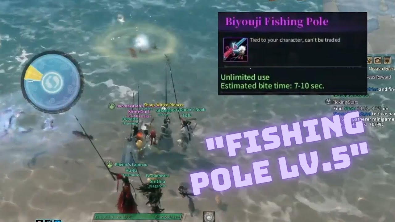 Fishing (Biyouji Fishing Pole) - Swords of Legends Online - YouTube