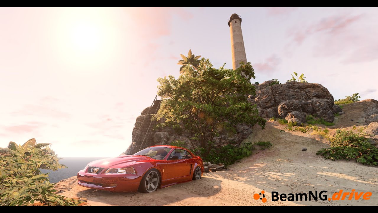 Cruising In a Mustang New Edge! - BeamNG.Drive - YouTube