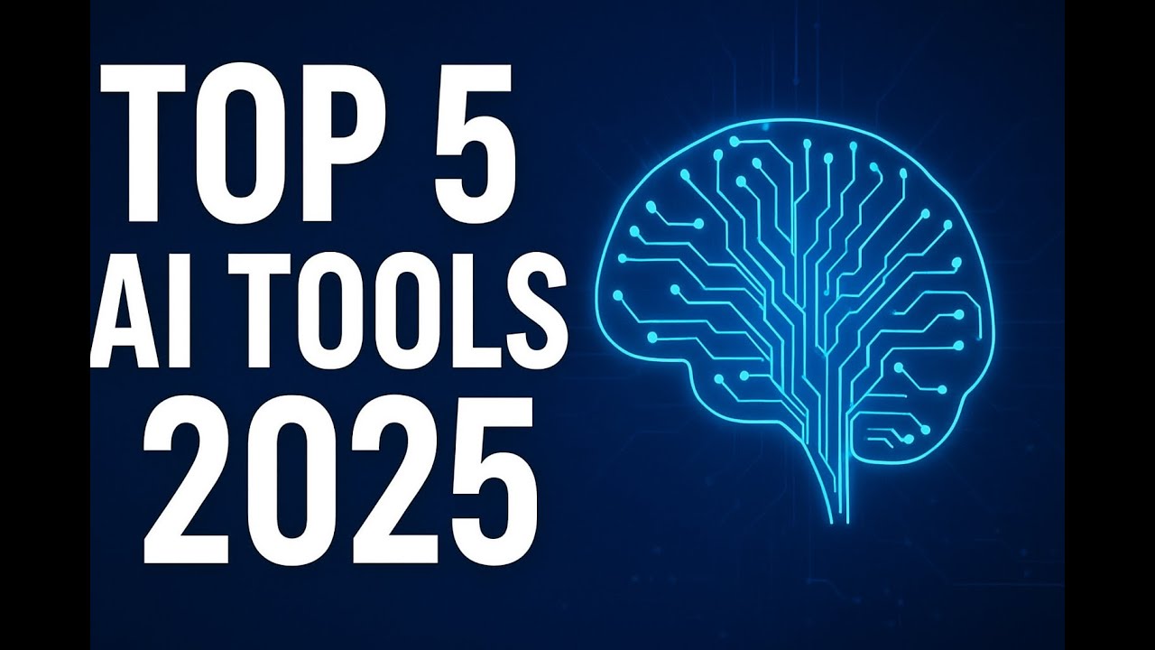 Top 5 AI Tools of 2025 – Future of Artificial Intelligence - YouTube