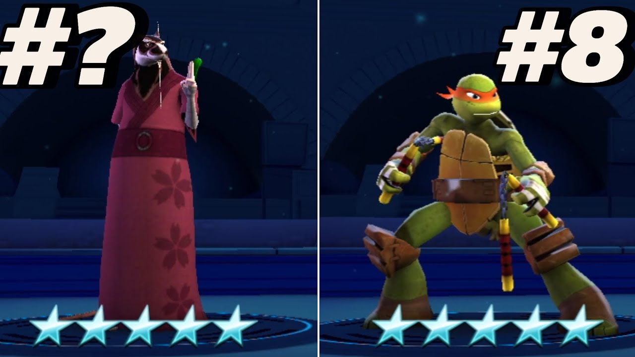 Top 10 Best Characters in TMNT Legends - YouTube