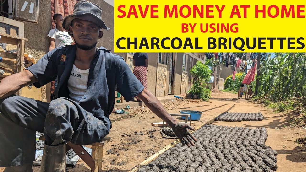 How to make charcoal briquettes step by step at home and SAVE MONEY 💰 ...