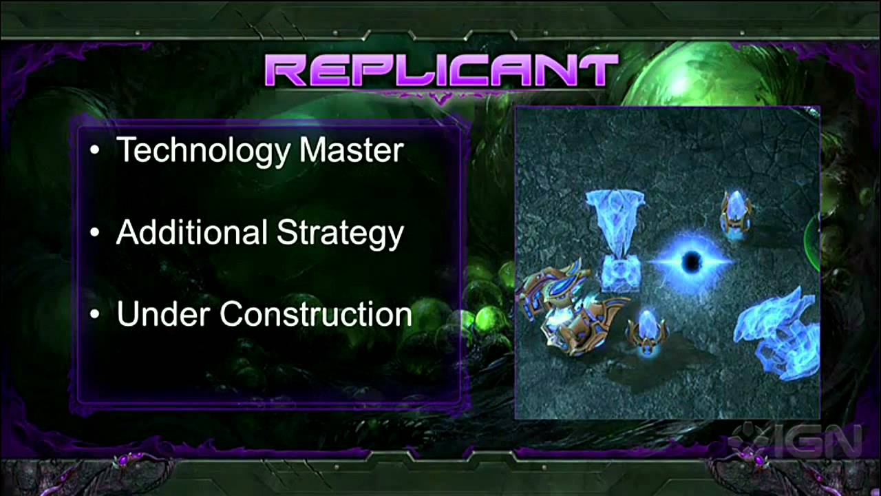 StarCraft II: Heart of the Swarm: Replicant Gameplay - YouTube