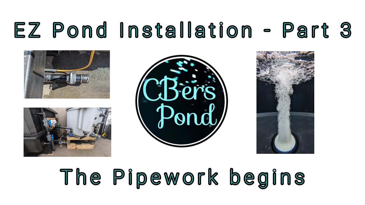 EZ Pond Installation Part 3 - Pipework - YouTube