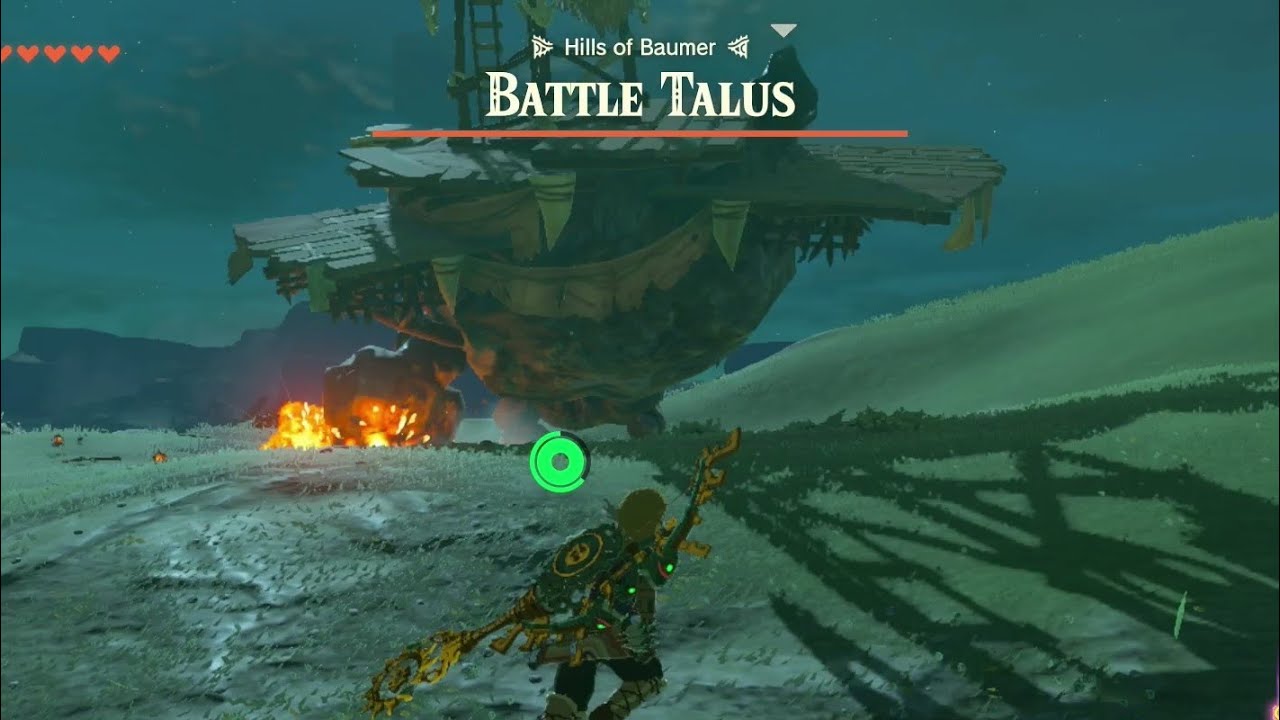 Tears of the Kingdom: Hills of Baumer Battle Talus - YouTube