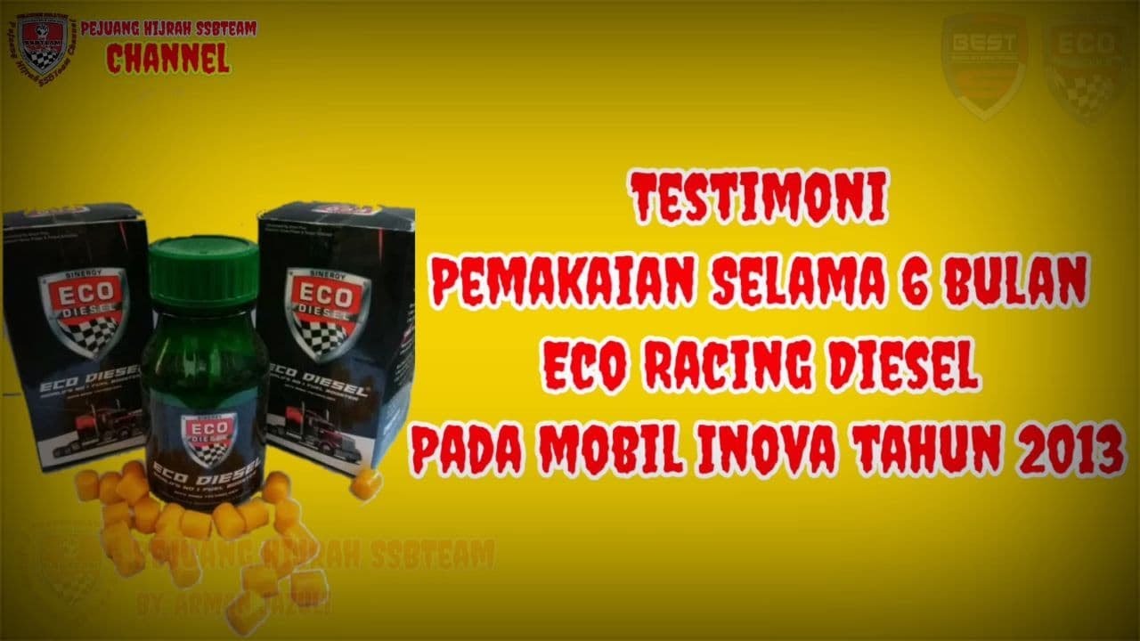 Testimoni Pemakaian Selama 6 Bulan Eco Racing Diesel Pada Mobil Inova ...