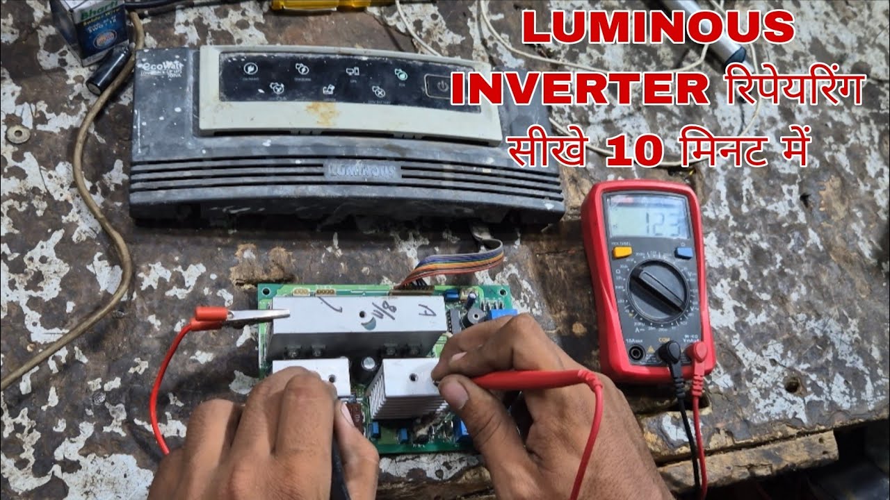 Luminous Inverter Repair | Dead Fault In Luminous Eco Watt Inverter ...