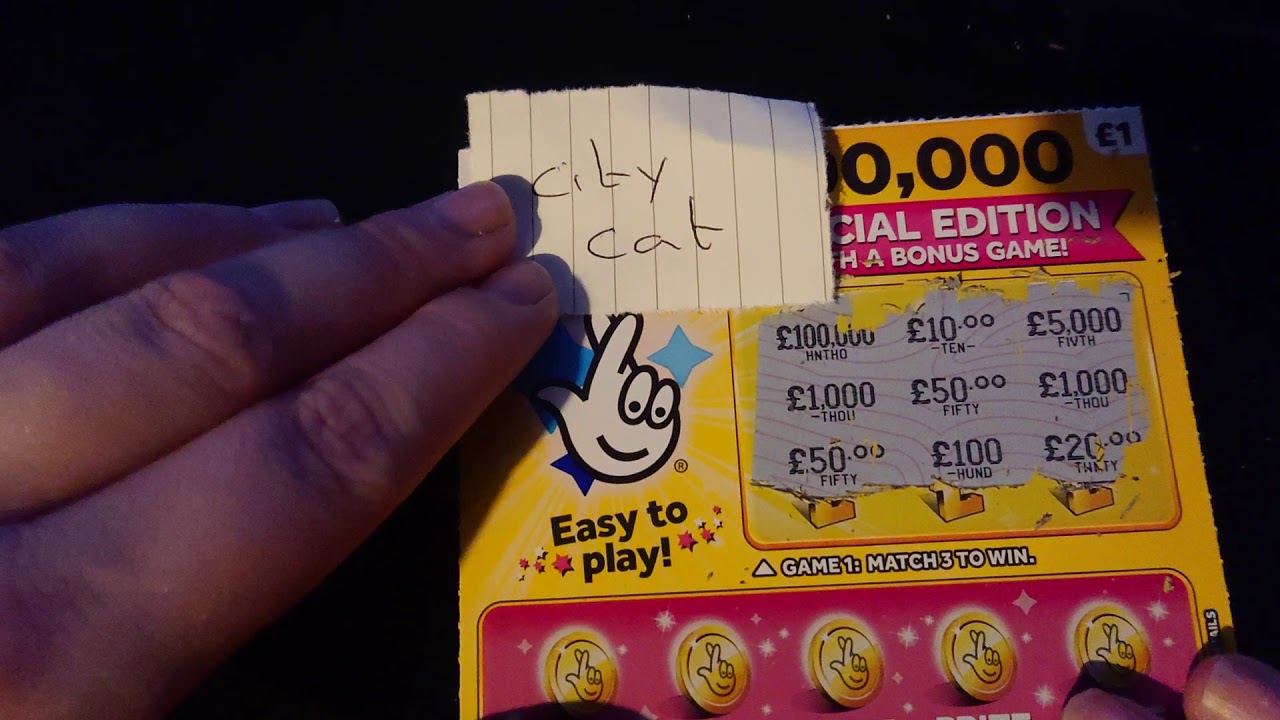 £100,000 scratch cards with 1000 subscribers competition - YouTube