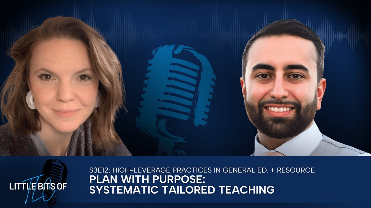 Plan with Purpose: Systematic Tailored Teaching - YouTube