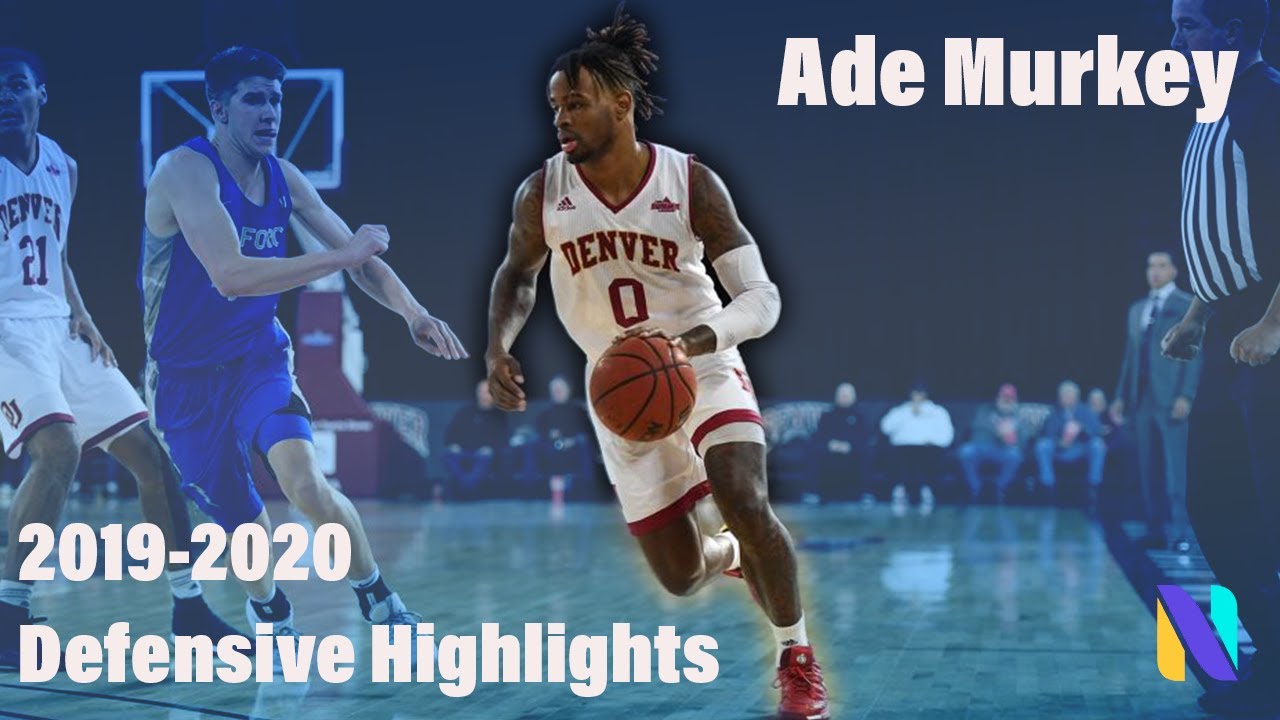 Ade Murkey Denver Pioneers 2019-2020 Defensive Highlight Montage | Next ...