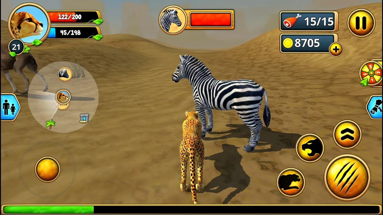 Cheetah Family Sim 3D Android Gameplay HD #11 - YouTube