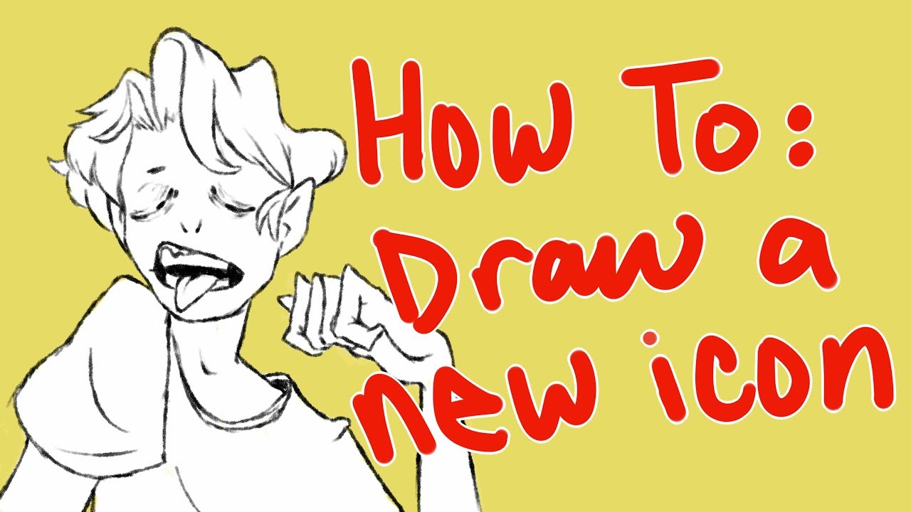 TIPS for drawing a new icon + my new icon speedpaint - YouTube