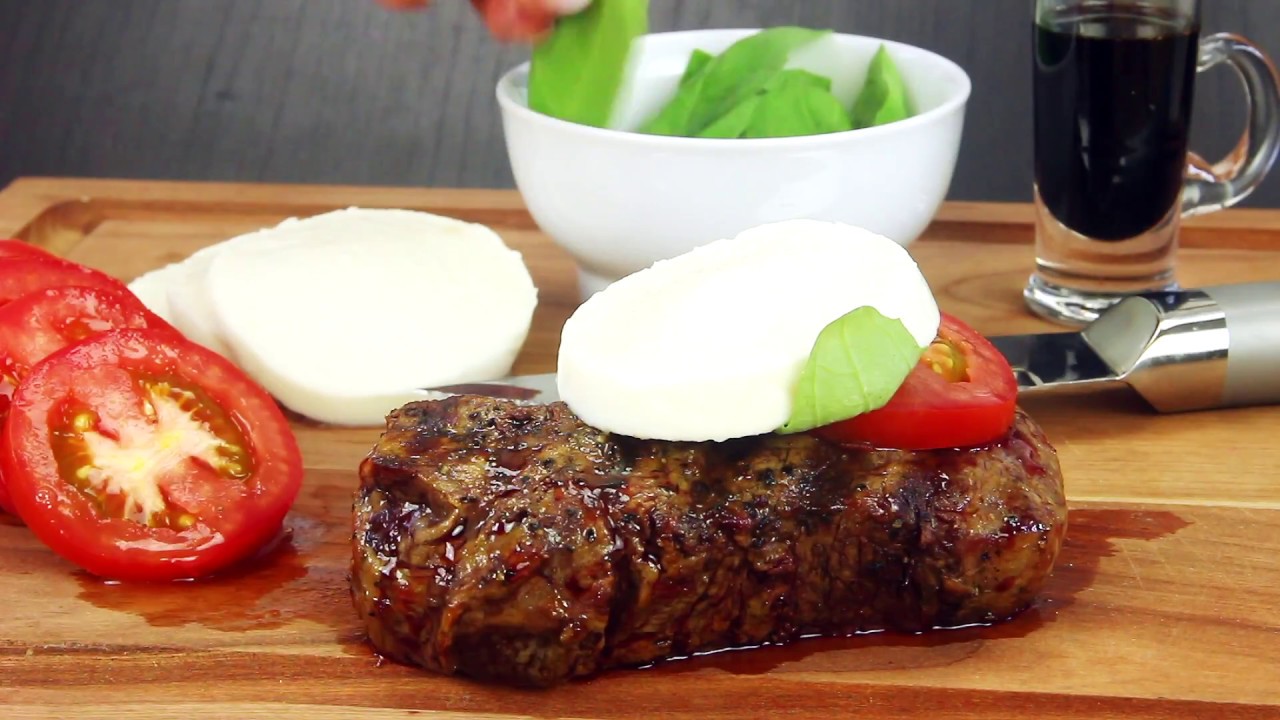 Caprese Grilled Filet Mignon - YouTube