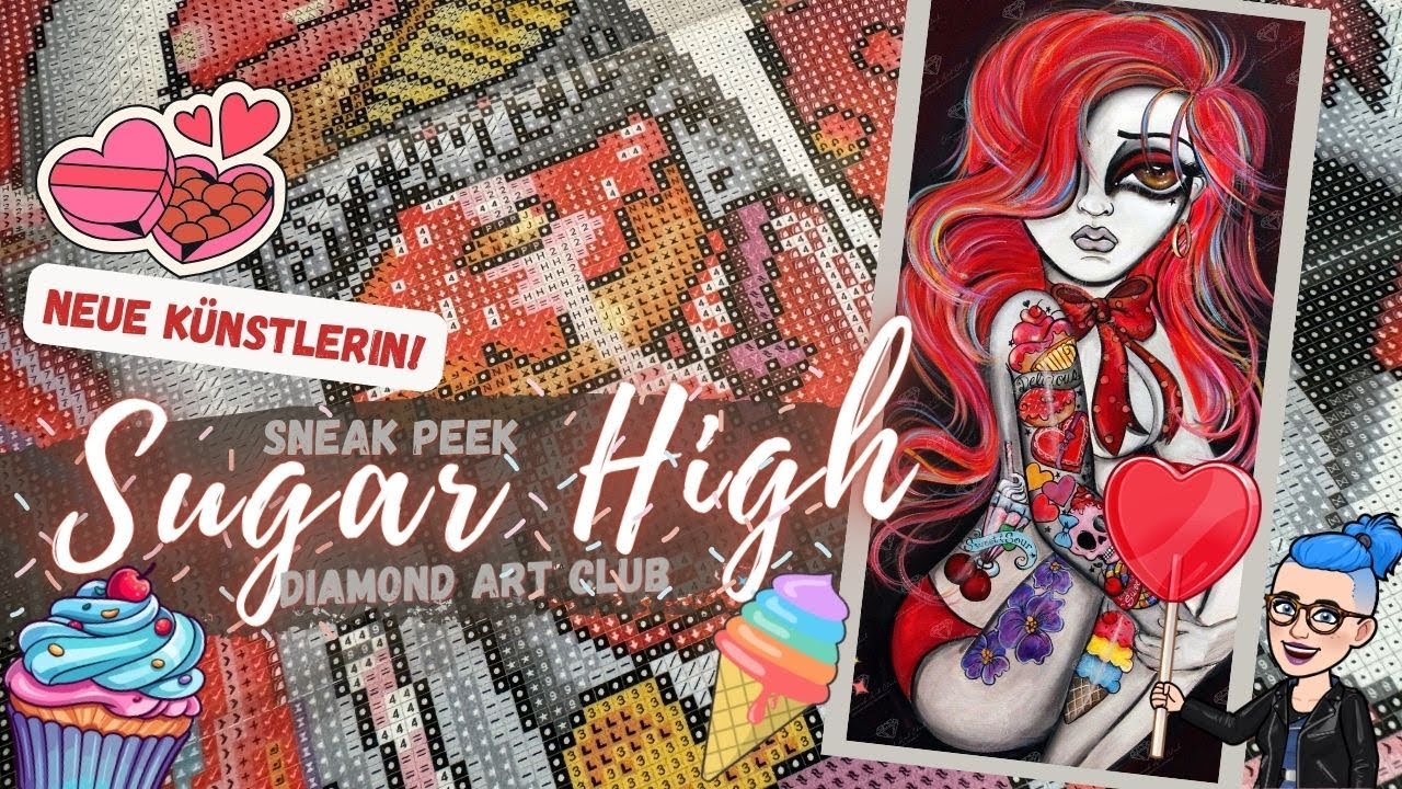 💎 Diamond Art Club | Sneak Peek - Neue Künstlerin !!! - Lizzy Falcon ...