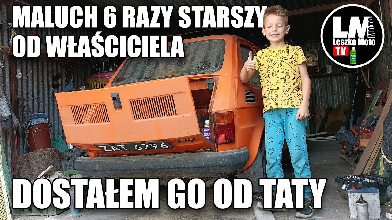 ODPALAMY MALUCHA PO 11 LATCH W GARAŻU | FIAT 126p TO JUZ LEGENDA - YouTube