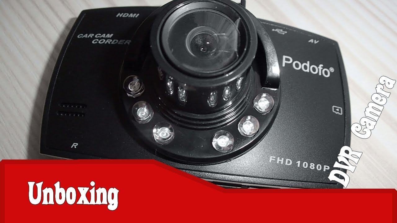 Unboxing - Podofo Car DVR Camera G30 - YouTube