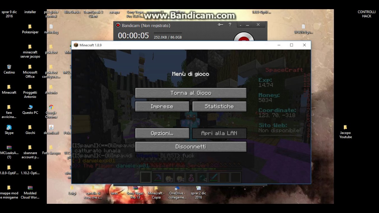 RECENSIONE server minecraft:SpaceCraft - YouTube