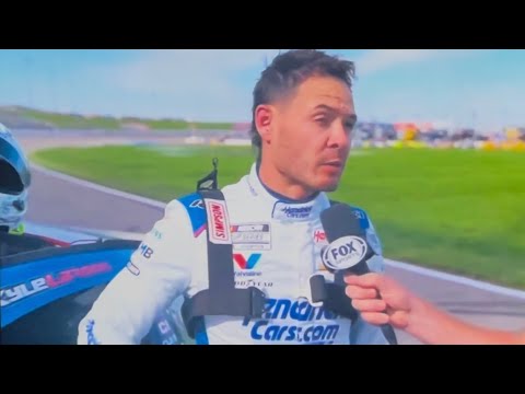 Kyle Larson Interview - Dominates Kansas 2025 - YouTube