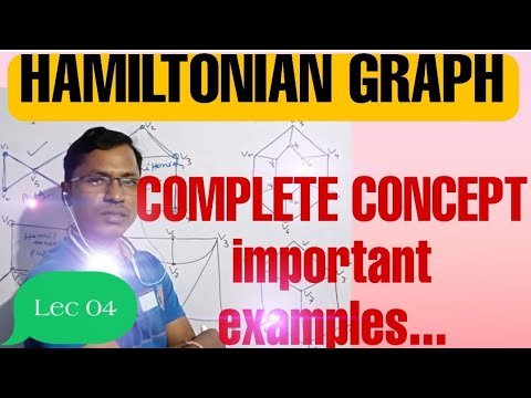 HAMILTONIAN GRAPH! GRAPH THEORY #3#,hamiltonian path , cycle, graph ...