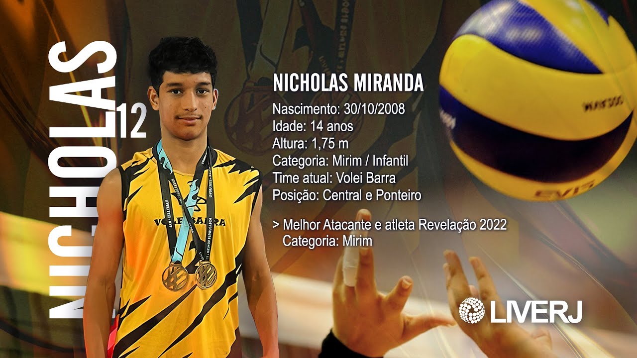 NICHOLAS MIRANDA - VOLEIBARRA 2022 - YouTube