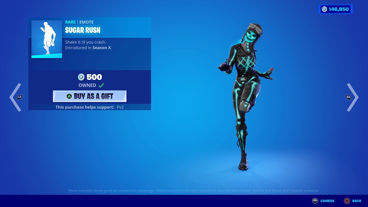 Fortnite Sugar Rush Emote - YouTube