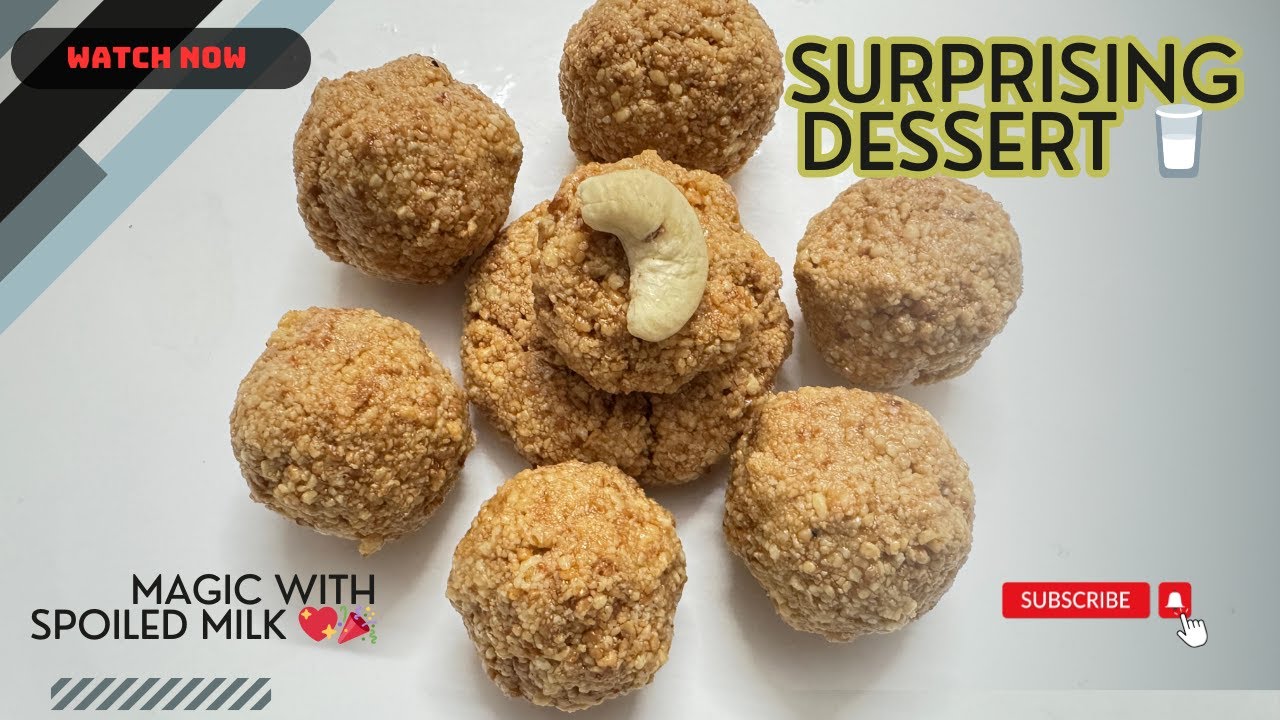 From Waste to Wonderful | Sweet Recipe Using Spoiled Milk 🍮💡 - YouTube