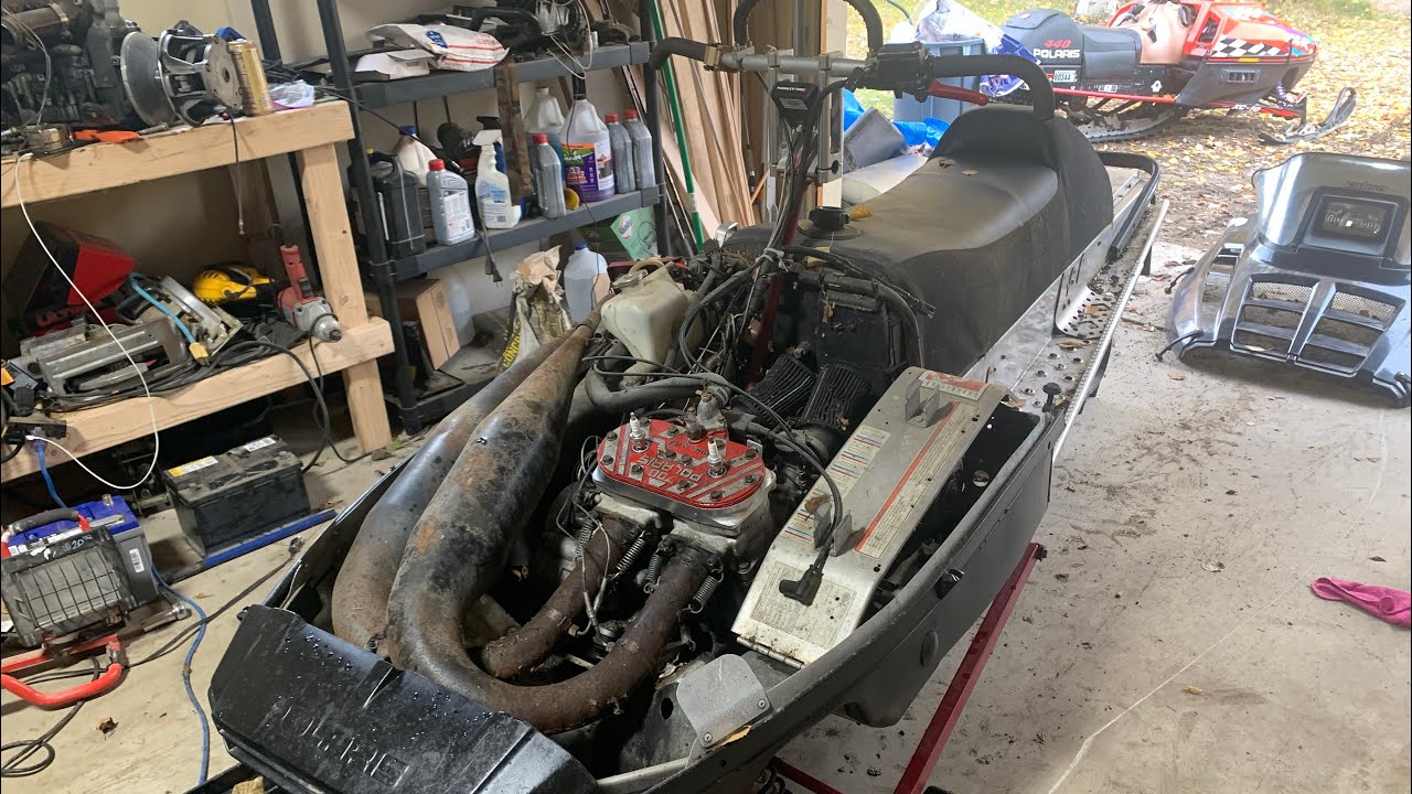 MOD sled - 1998 RMK 700 - YouTube