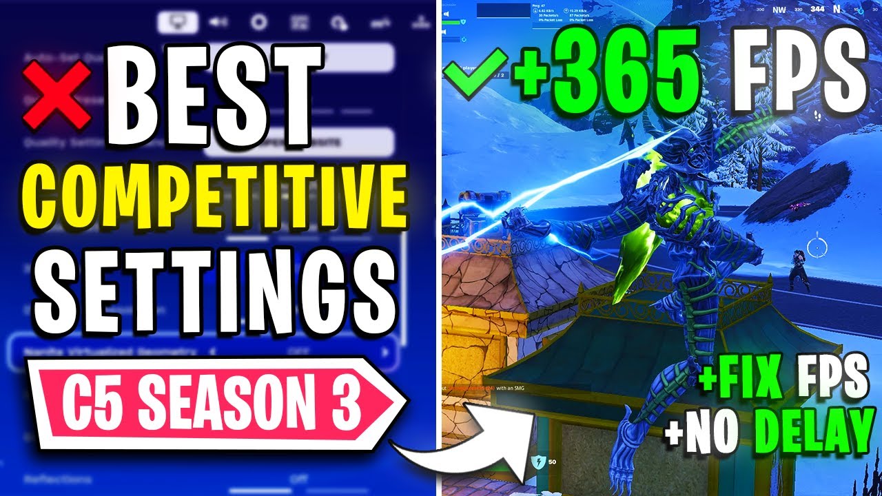 Fortnite C5 Season 3 - How to FIX FPS Drops and 0 Input Latency on ANY ...