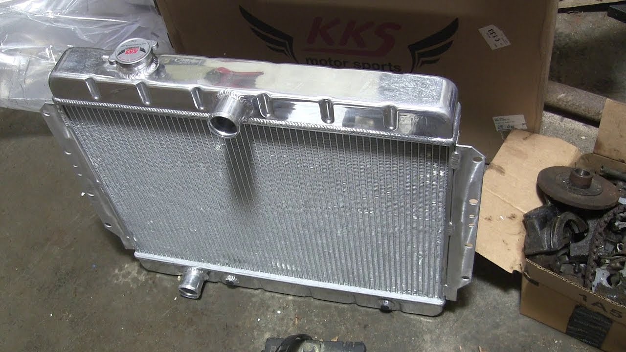 A New Shiny Radiator For The 1960 Cadillac - YouTube