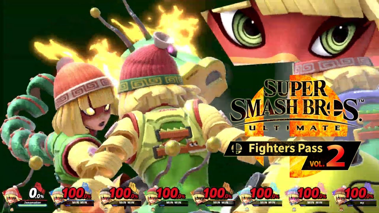 Super Smash Bros Ultimate 8 Player Final Smash Min Min! - YouTube