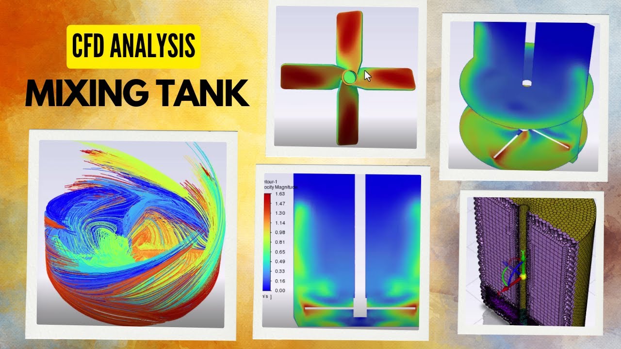 CFD Analysis Of a Mixing Tank | Stirred Tank | Fluid Mixture - YouTube
