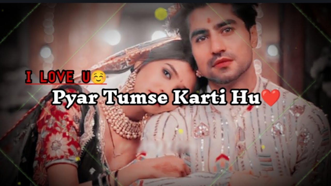 Pyar Tumse Karti Hu ️ I Love you status ! Pati patni status ! couple ...